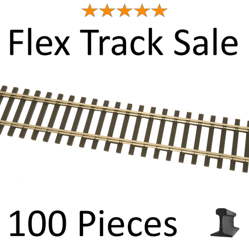 Atlas HO Scale ~ New 2026 ~ Code 83 ~ Superflex Flex Track ~ 100 Pieces ...