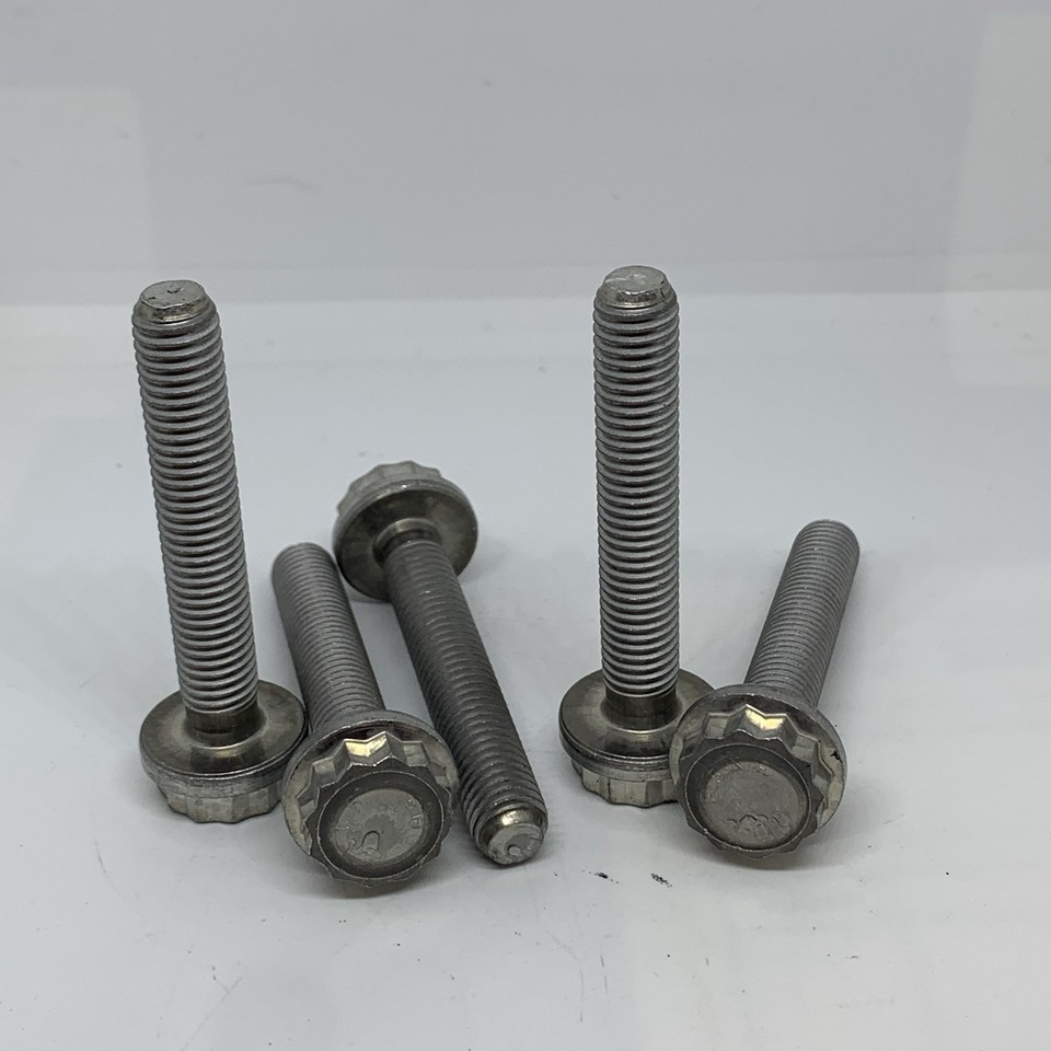 5X Genuine New 12-Edge Flange Screw M10X60 Volkswagen Audi N91150701 ...