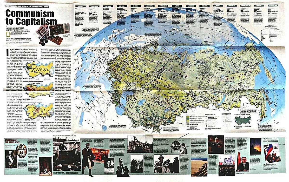 Communism Vs Capitalism Map