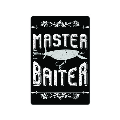 Tin Sign Wall Decor Funny Fishing Metal Signs Lake House Cabin Fish ...