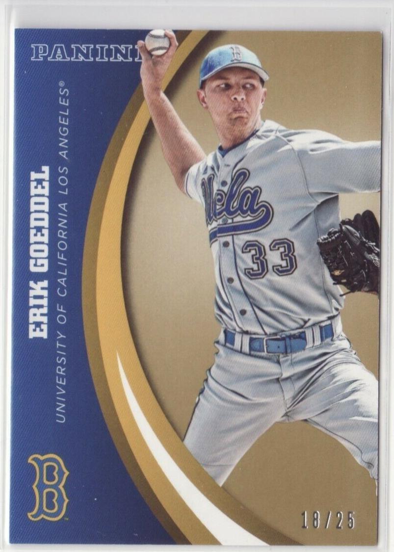2015 Panini UCLA Bruins - Erik Goeddel #42 Gold /25 (RC) for sale ...