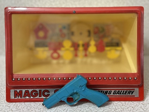 VTG 1973 Marx Magic Shot Red Shooting Gallery Game Complete W/ Gun (Gun ...