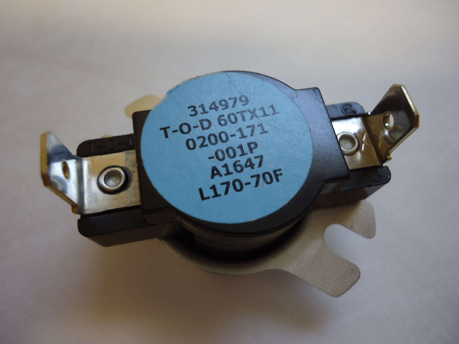 Therm-O-Disc 60TX11 312579 626279 0832 Limit Switch Nordyne for sale ...