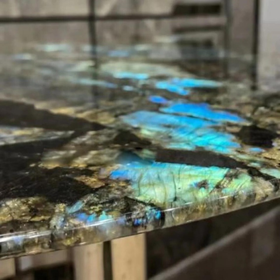 Labradorite Round Table Top / Dining Table / Coffee Table / Counter Top ...