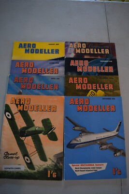 AERO MODELLER - 7 Issues - 1958 -Mar, Apr, Aug, Sep, Oct, Nov, Dec | eBay