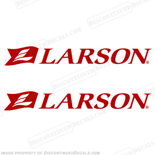 Fits Larson Boat Logo Decals - (Set of 2) 24" Long | eBay