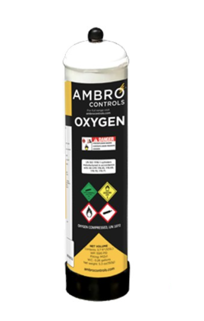 AMBRO CONTROLS 1811323 OXYGEN CYLINDER FOR USE WITH BROMIC OXYSET ...