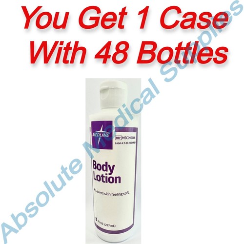 *48-Bottles* Medline Body Lotion Leaves Skin Feeling Soft 8 Oz ...