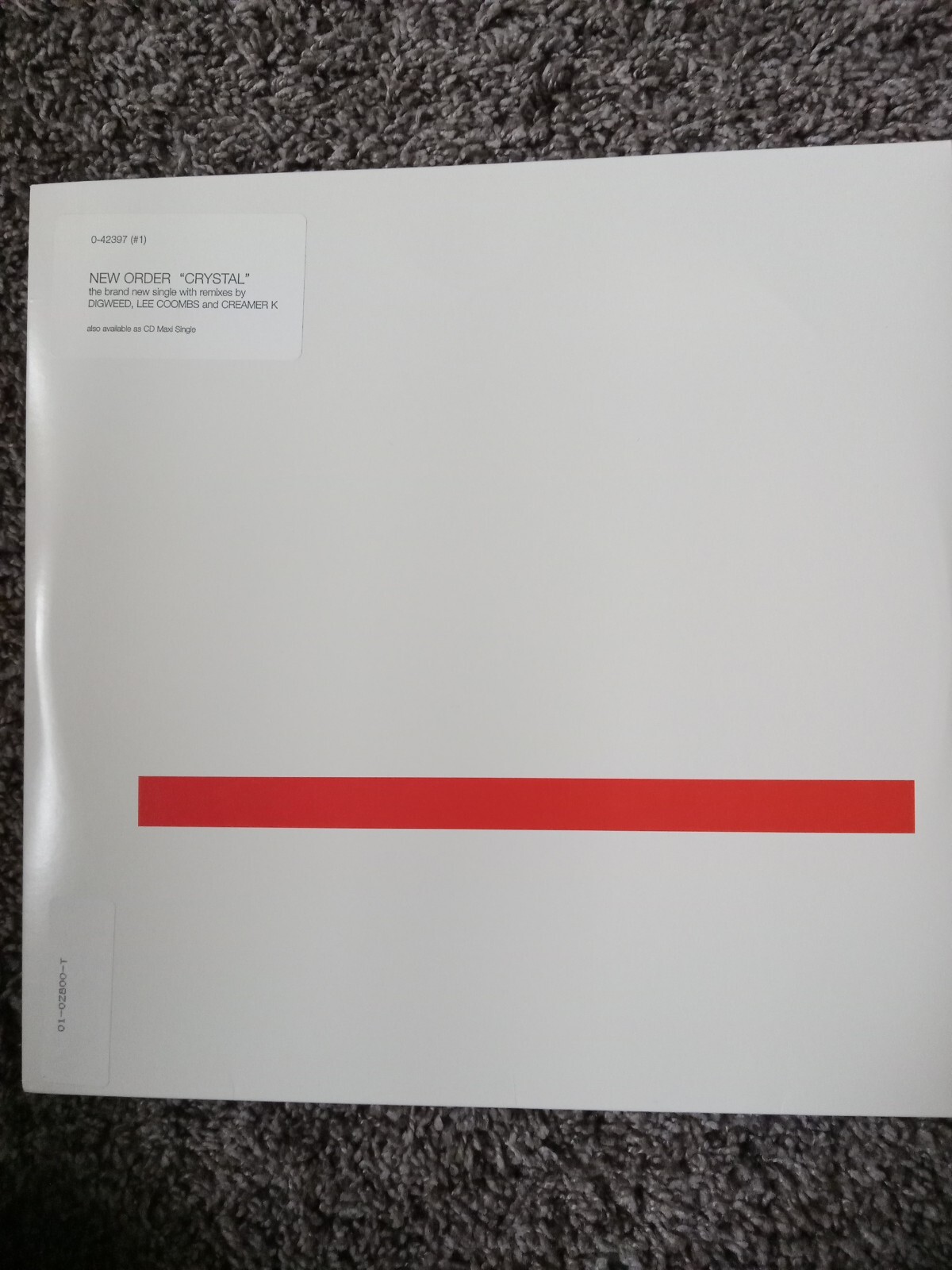 NEW ORDER/Crystal Remixes DIGWEED LEE COOMBS CREAMER K 2x12"SINGLE ...