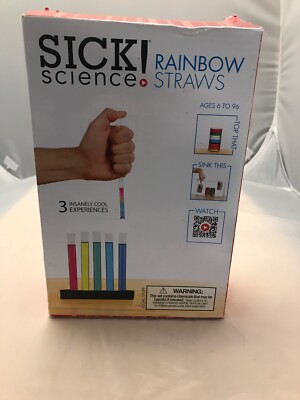 SICK SCIENCE Rainbow Straws 3 Insanely Cool Experiences NEW | eBay