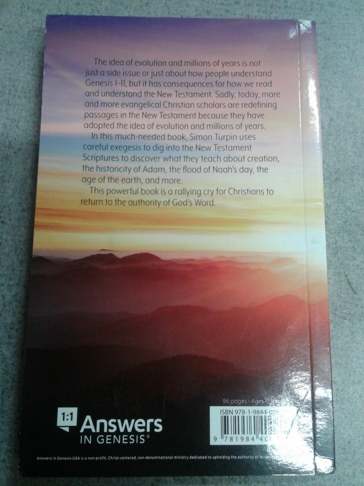 What The New Testament Says About Creation - Simon Turpin (Answers In ...