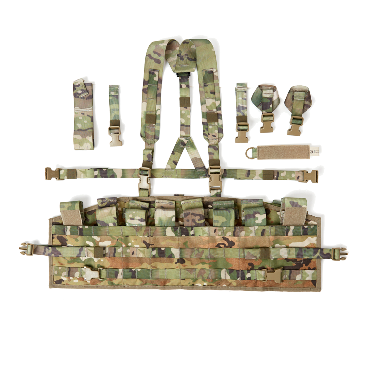 MOLLE Tactical Assault Panel OCP Camo Modular TAP Chest Rig MOLLE ...