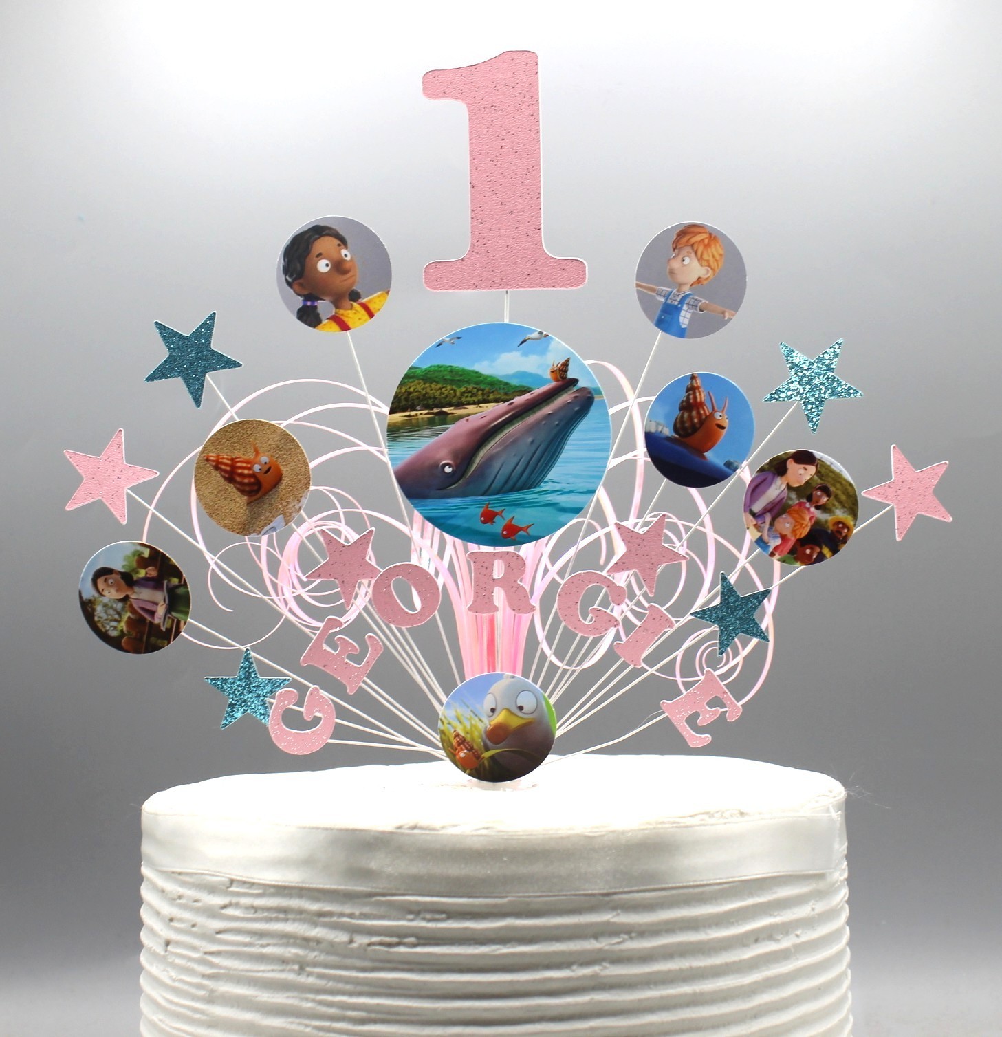 Children's Cake Topper (ANY THEME) 1st 2nd 3rd 4th 5th 6th 7th 8th 9th ...
