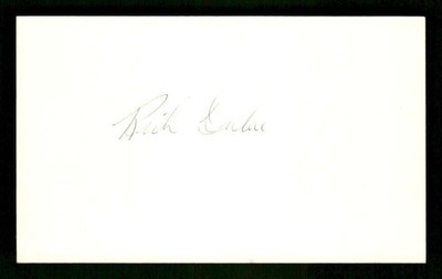 3x5 Index Card Rich Dubee signed autograph KC Royals SDF BXCP64 | eBay