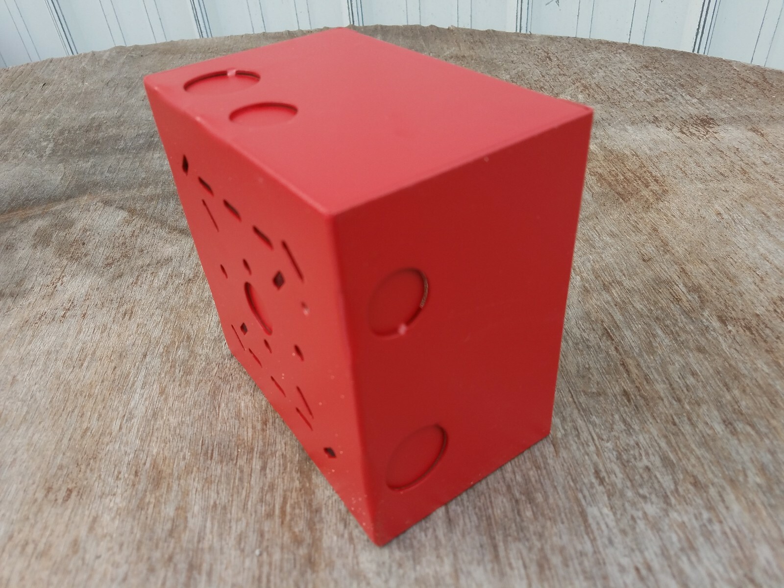 FIRE ALARM BACK BOX SBB-R Red surface mount w/ Hardware + Instr ...