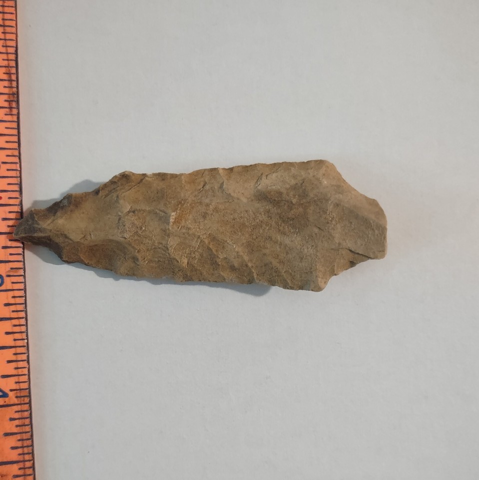 Native American Artifact North Carolina Snap Base Kirk Arrowhead Knife ...