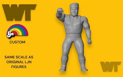 FAAROOQ NATION WWF LJN *Full Scale* CUSTOM Unpainted WWE WCW *READ* | eBay