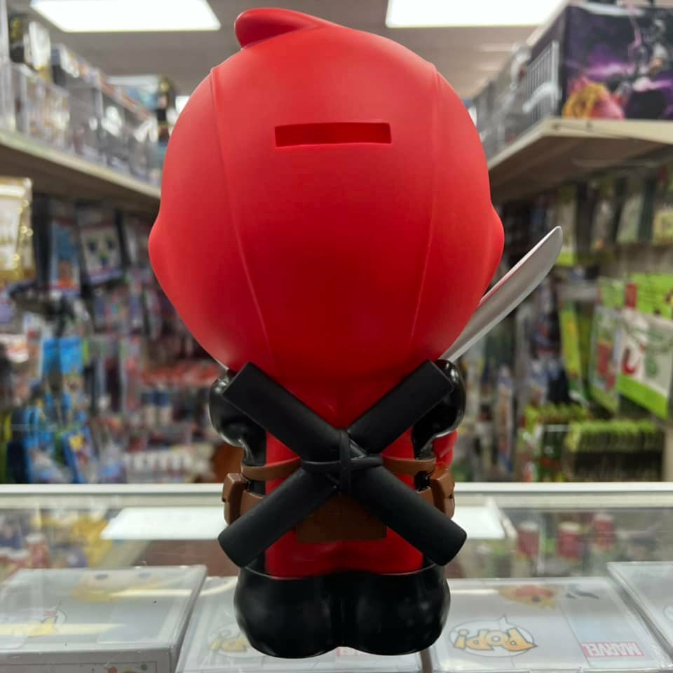 Super Cute MARVEL DEADPOOL Figural Bank Vinyl Figure Bust Coin Bank ...