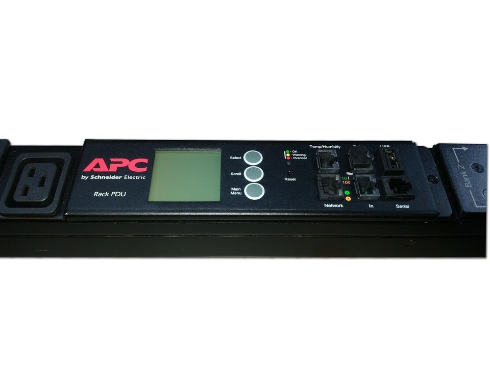 APC AP8868 Metered Rack PDU 10.0kW 3PH 35A Twist Lock 208V 50A C13 C19 ...