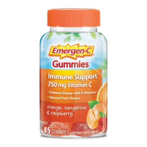 Emergen-C Vitamin C Immune Support Gummies - Orange, Tangerine ...