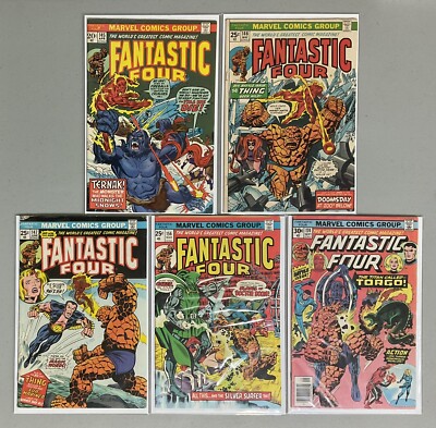 🔥MCU Comic Keys🔥Fantastic Four #145 146 147 156 174 (1974)🔥VF+(7.0-8.5 ...