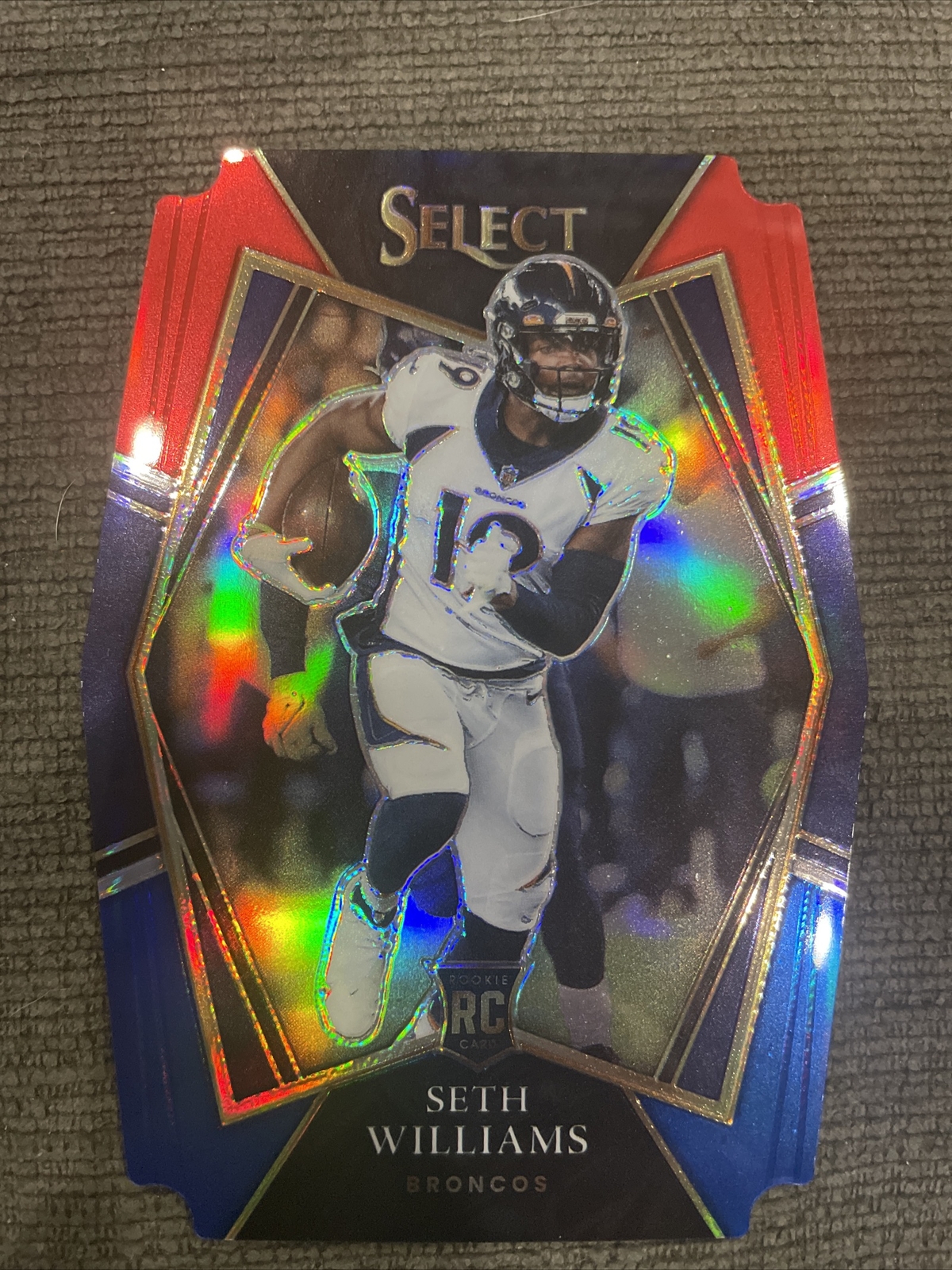 2021 Select Seth Williams Premier Level Red/Blue RC Rookie DIE CUT ...