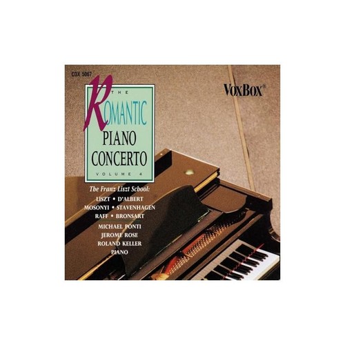 Romantic Piano Concerti V4 - Music CD - VARIOUS ARTISTS - 1992-11-04 ...