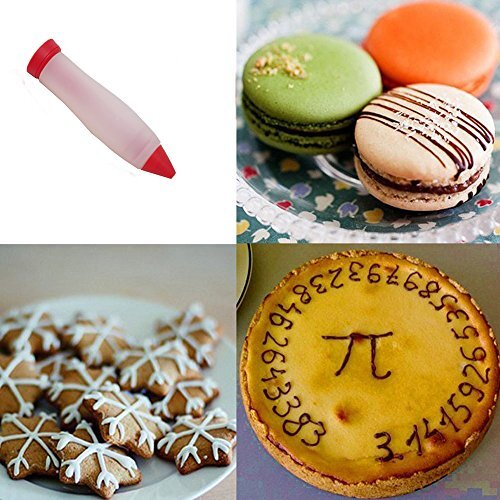 2 Pack Silicone Cake Writing Pen Cookie Cream Pastry Chocolate ...