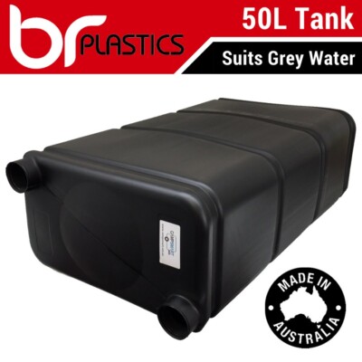 50L Caravan Grey Water Tank 50 Litre Universal Modular Tanks Camper ...