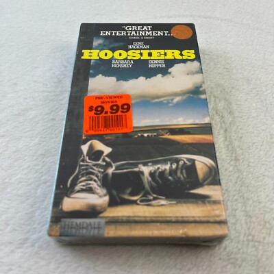 Hoosiers Dennis Hopper, Barbara Hershey, Gene Hackman, Kent Poole VHS ...