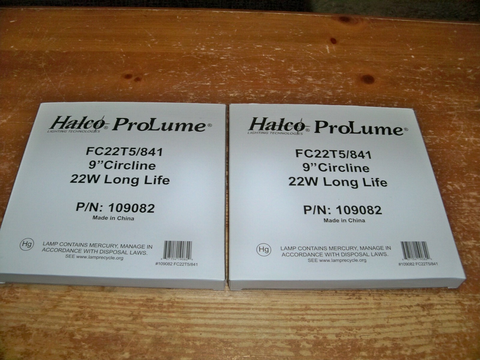 Lot Of 2 HALCO ProLume Bulbs -- FC22T5/841 9" 22W -- 4 Pin Fluorescent ...