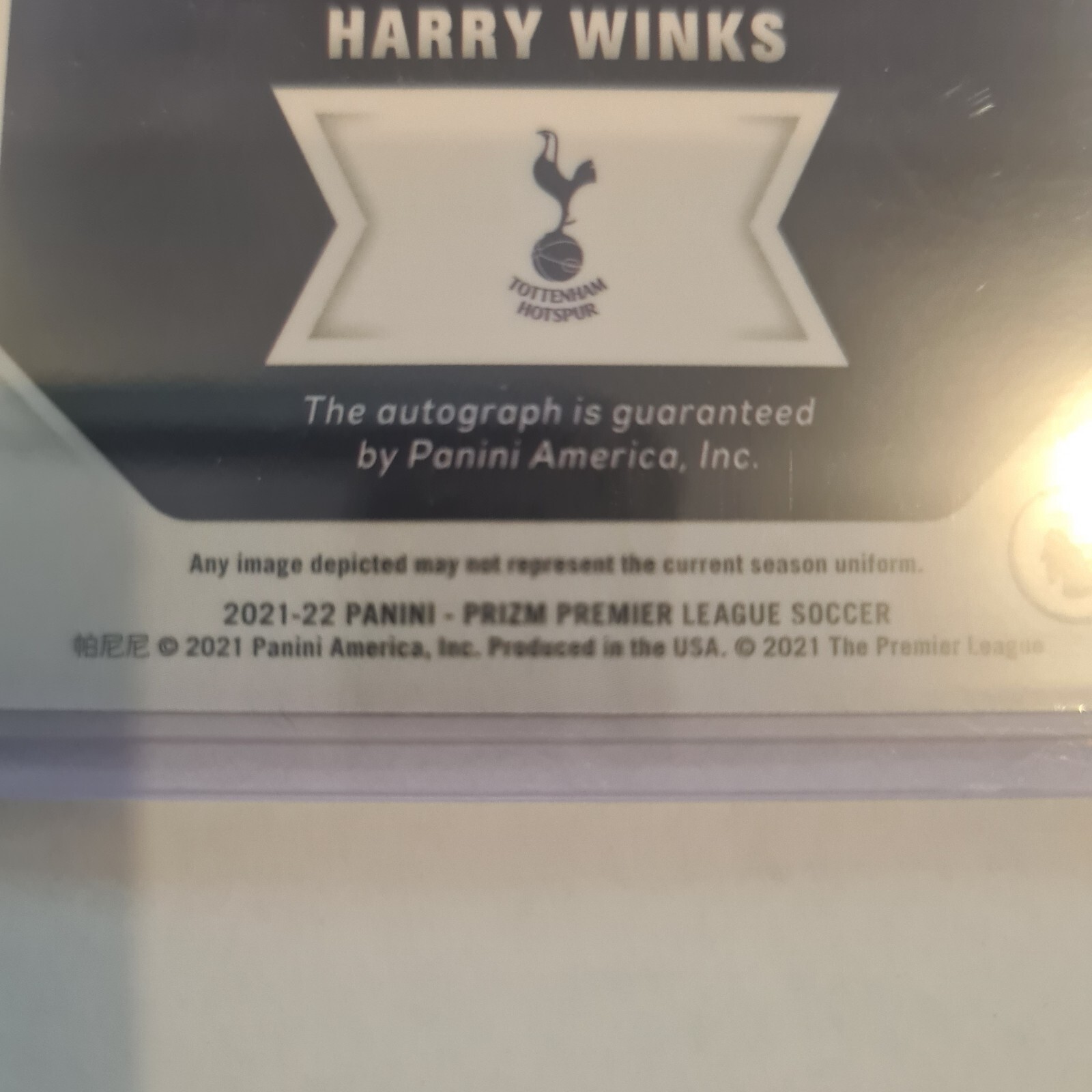 Harry Winks Prizm Auto Signatures Tottenham Hotspurs | eBay