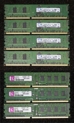 8GB 4x2GB DDR3 PC3-10600 1333MHz ECC / 3GB 3x1GB Non-ECC Desktop Memory ...