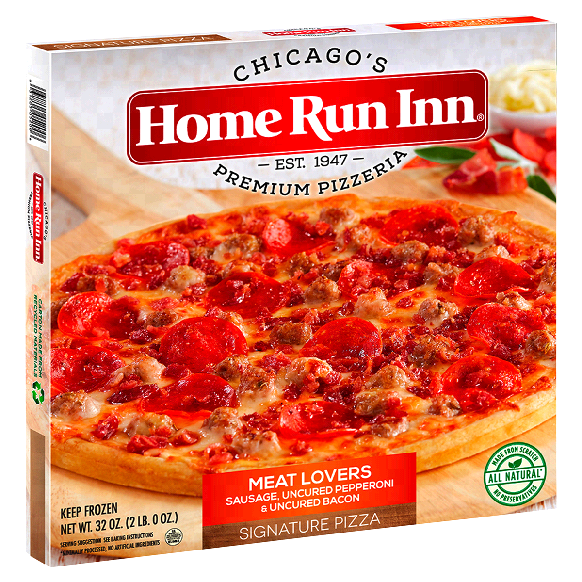 CHICAGO'S HOME RUN INN PIZZA MEAT LOVERS 32 OZ PACK OF 2 | eBay