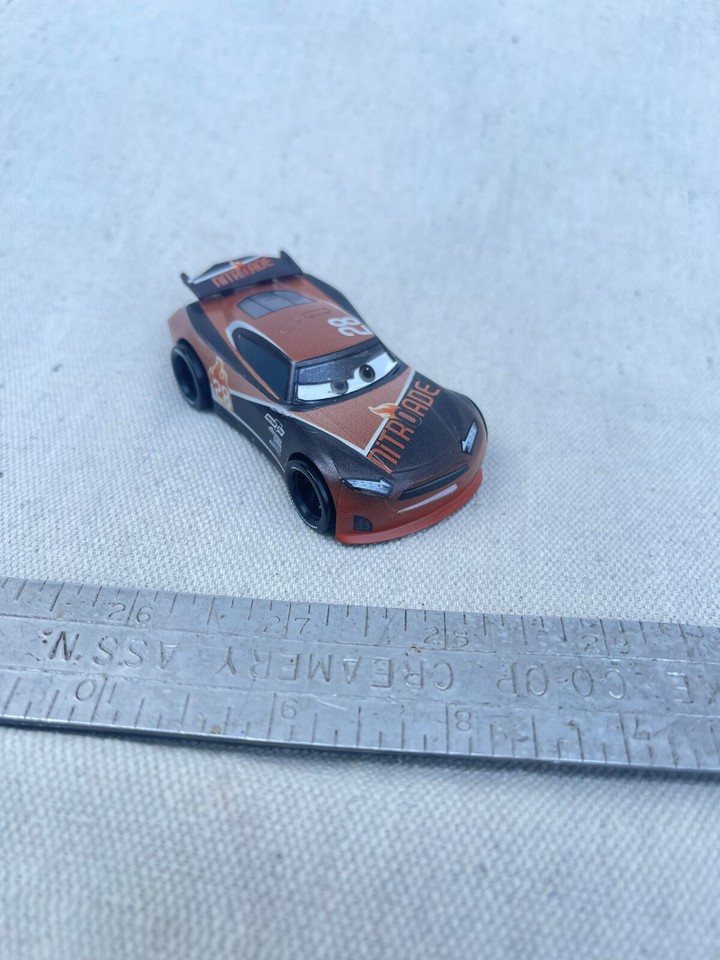 Disney Pixar Cars - 1:55 SCALE *PLASTIC* APPLE RACER NEXT GEN JP. DRIVE ...