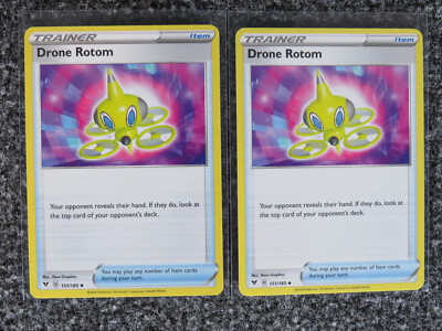 Pokemon:Drone Rotom - SWSH04: Vivid Voltage (x2) | eBay