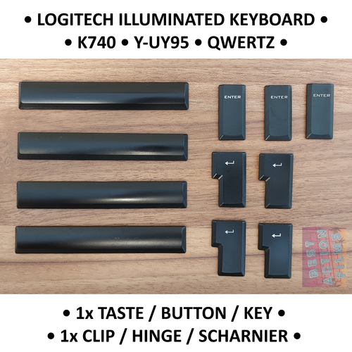 Tasten Button Keys Clip Logitech Illuminated Keyboard Tastatur Model ...