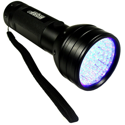 HQRP Portable Ultra Violet Black Light TorchLight Fake Money Detector ...