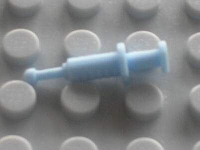 Seringue LEGO Minifig Doctor Bright Light Blue Minifig Syringe 87989 ...