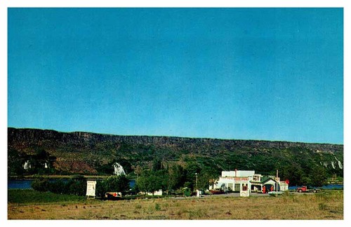 Postcard LODGE SCENE Thousand Springs Idaho ID 7/8 AU6781 | eBay