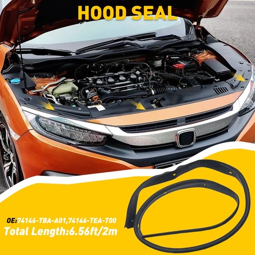 Rubber Hood Seal Gasket Replacement Fits for 2016-2019 Honda Civic ...