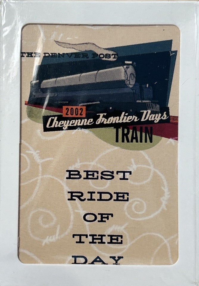 Cheyenne Frontier Days Trains Promotional Poker Playing Cards 2002 ...