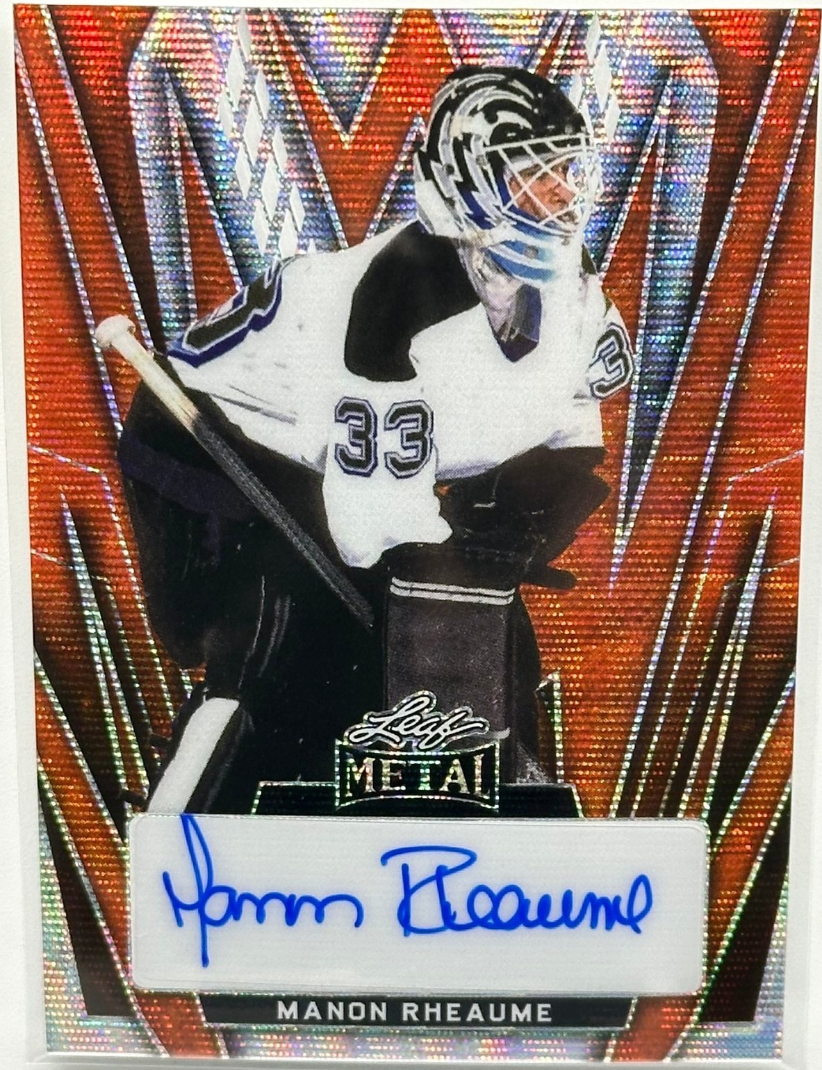 2024 Leaf Metal Women of Sport - Autographs Manon Rheaume #BA-MR1 ...