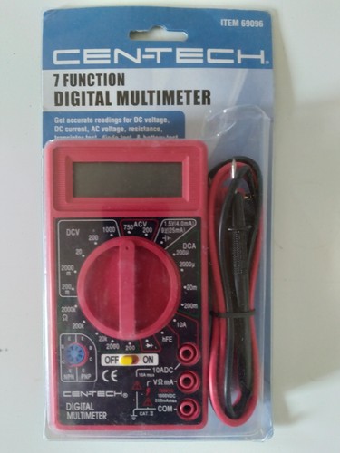 Cen-Tech 7 Function Digital Multimeter | eBay