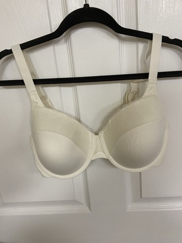 Bali Underwire Bra 34D NWOT Adjustable Straps Off White Lace Trim | eBay