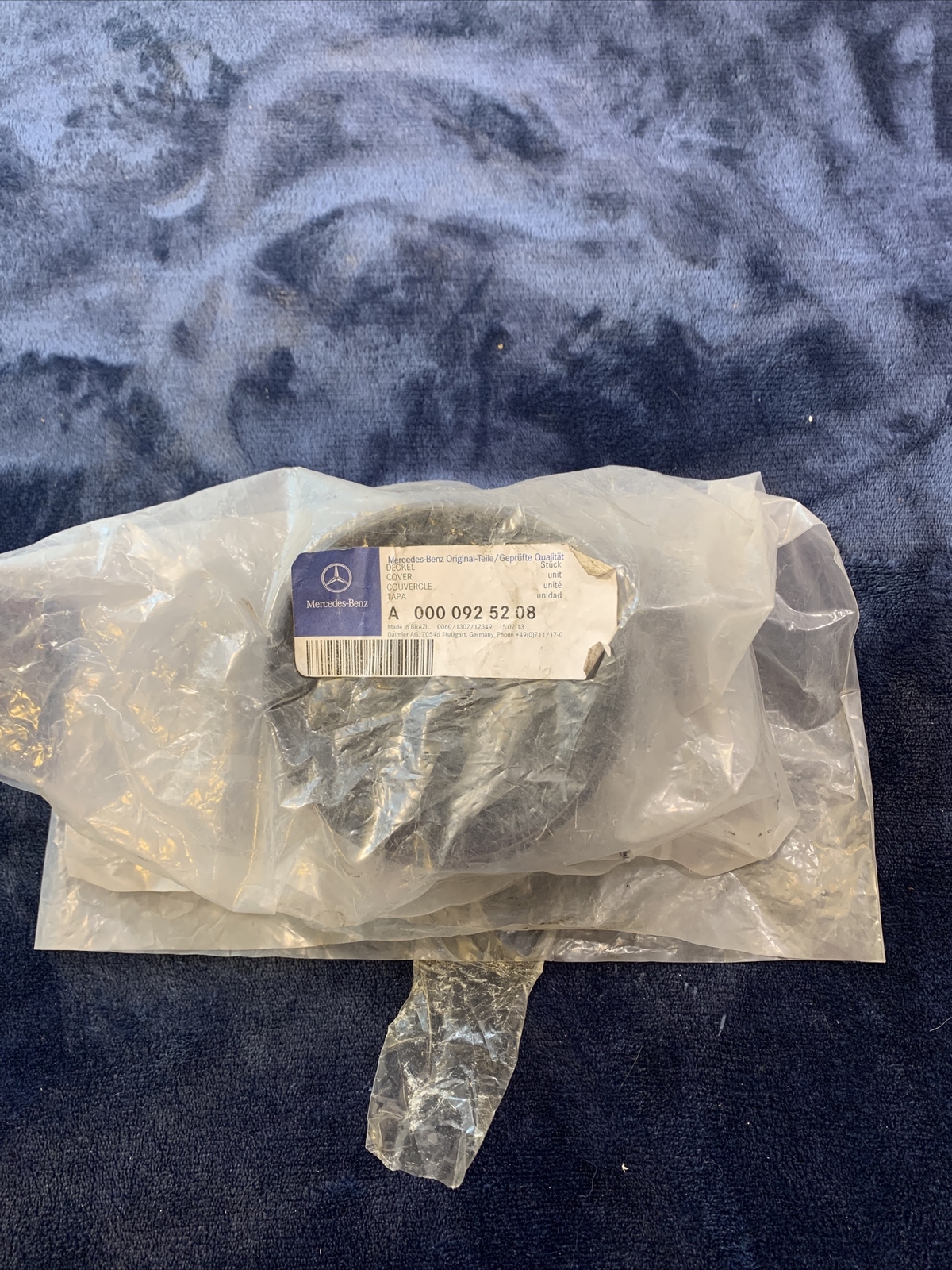 Mercedes-Benz 0000925208 Fuel Filter Cap (dd8) for sale online | eBay