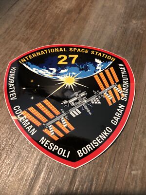 NASA Space Shuttle Mission Expedition 27 ISS AMS Sticker Decal | eBay