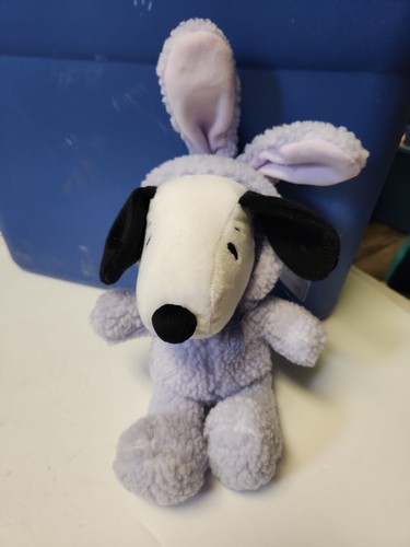 HALLMARK PLUSH PEANUTS EASTER SNOOPY 11” Purple Bunny Suit with tags | eBay