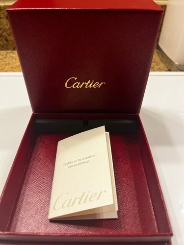 Empty Cartier Red Box with Cartier Booklet | eBay