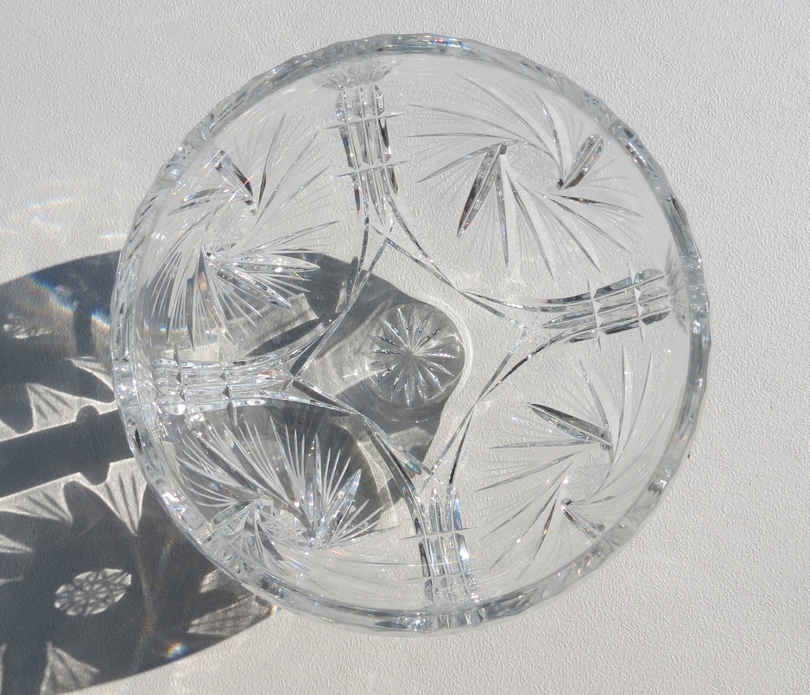 Polonia 24% Lead Crystal Large Bowl - Made in Poland 7” tall, foil ...